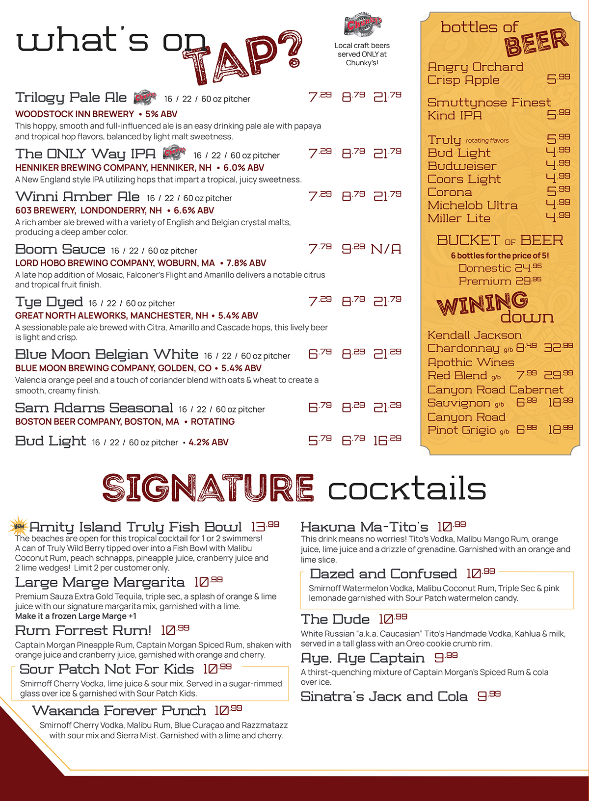 Chunky's Cinema Pub | Movie Theater