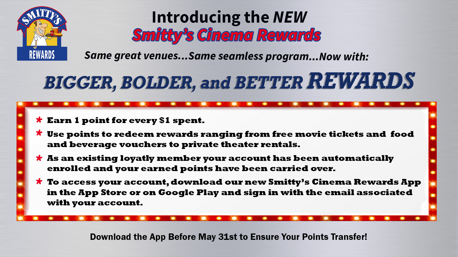 Smitty's Cinema | Movie Theater